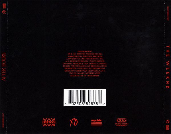 CD - The Weeknd – After Hours - Novo (Lacrado) - Colecionadores Discos ...
