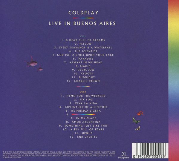 CD - Coldplay – Live In Buenos Aires (CD DUPLO) (Digifile) - Novo Lacr ...