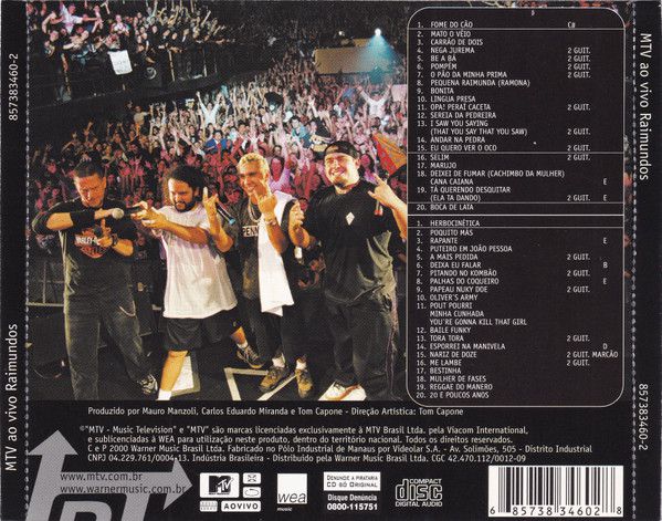CD - Raimundos – MTV Ao Vivo ( cd duplo ) - Colecionadores Discos - vários títulos em Vinil, CD ...