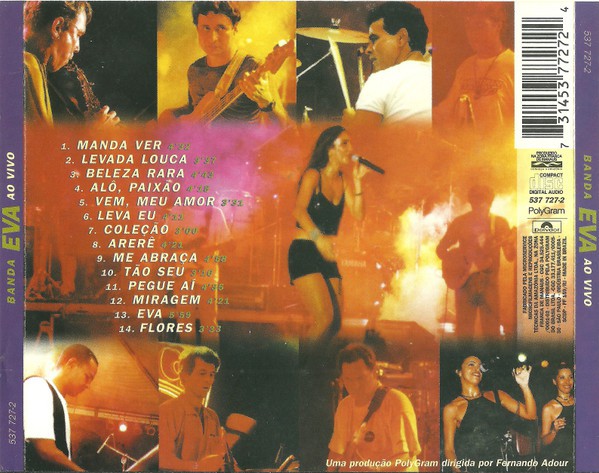 CD - Banda Eva - Ao Vivo - Colecionadores Discos - vários títulos em ...