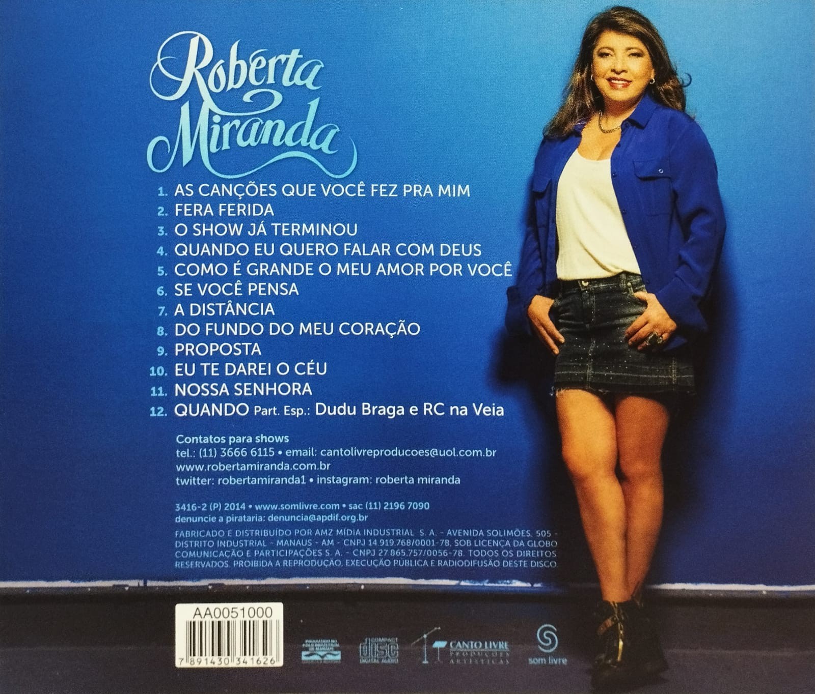 Roberta Miranda - Colecionadores Discos - vários títulos em Vinil, CD ...