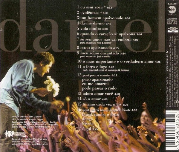 Daniel – 20 Anos De Carreira - Ao Vivo - Colecionadores Discos - vários ...