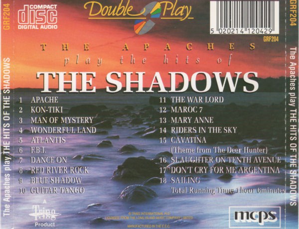 The Apaches – Play The Hits Of The Shadows - Colecionadores Discos ...