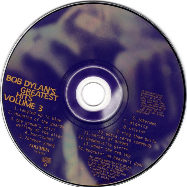 Bob Dylan – Bob Dylan's Greatest Hits Volume 3 - Colecionadores Discos ...