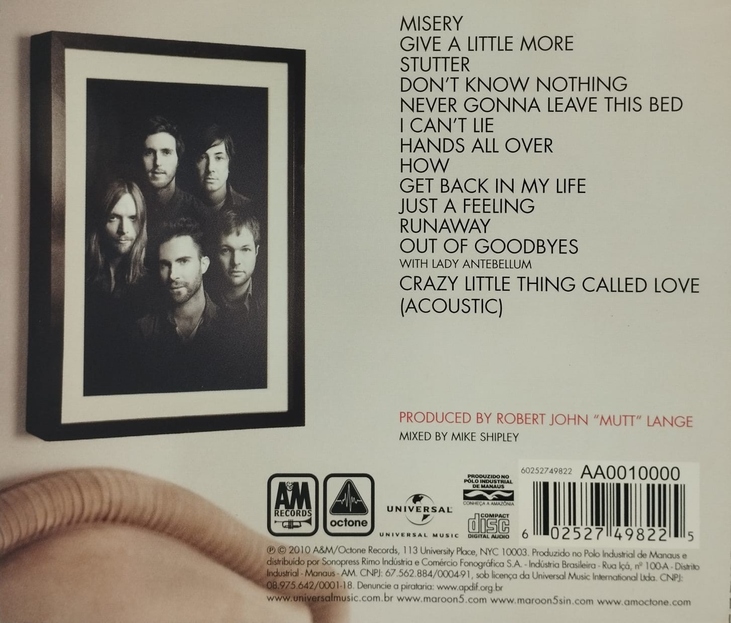 Maroon 5 - Colecionadores Discos - vários títulos em Vinil, CD, Blu-ray ...