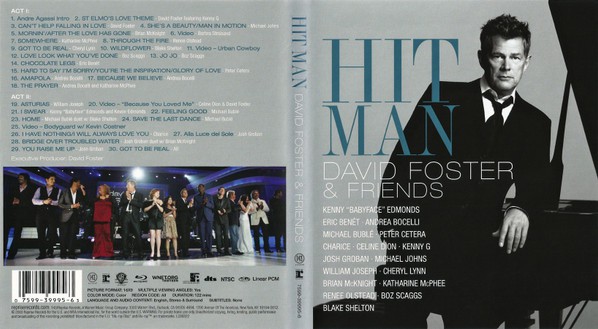 Blu-Ray: David Foster – Hit Man David Foster & Friends ( Importado US ...