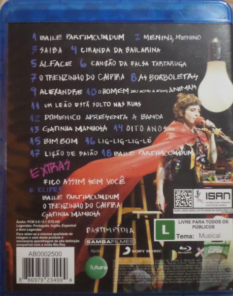 Blu-Ray: Adriana Partimpim – Partimpim Dois É Show ( Promo / lacrado ) - Colecionadores Discos ...