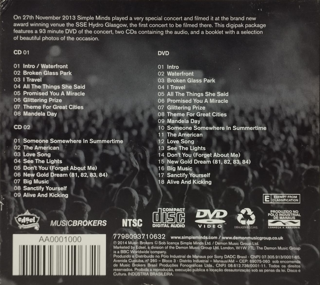 Simple Minds - Colecionadores Discos - vários títulos em Vinil, CD, Blu ...