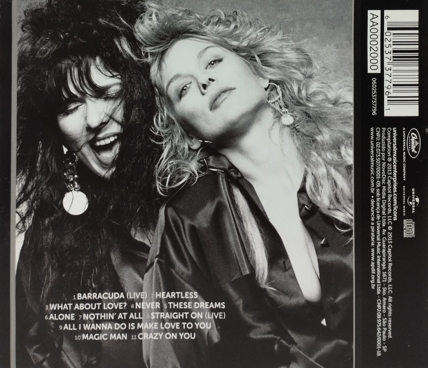 Heart - Colecionadores Discos - vários títulos em Vinil, CD, Blu-ray e DVD