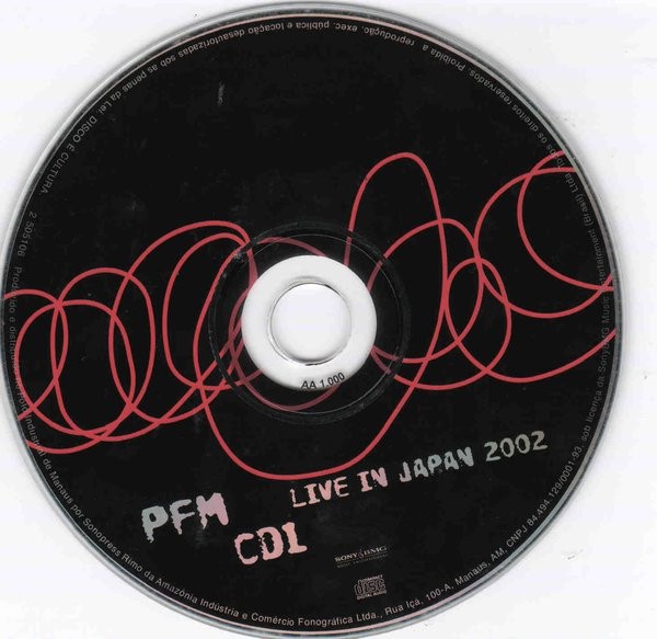 CD - PFM – Live In Japan 2002 ( CD DUPLO ) - Colecionadores Discos - vários títulos em Vinil, CD ...