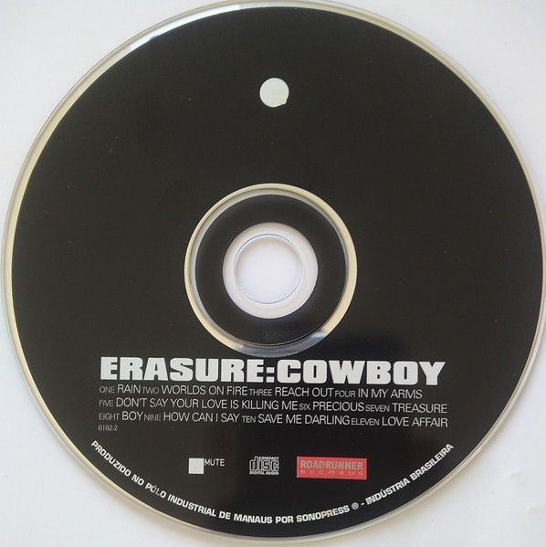 CD - Erasure – Cowboy - Colecionadores Discos - vários títulos em Vinil ...