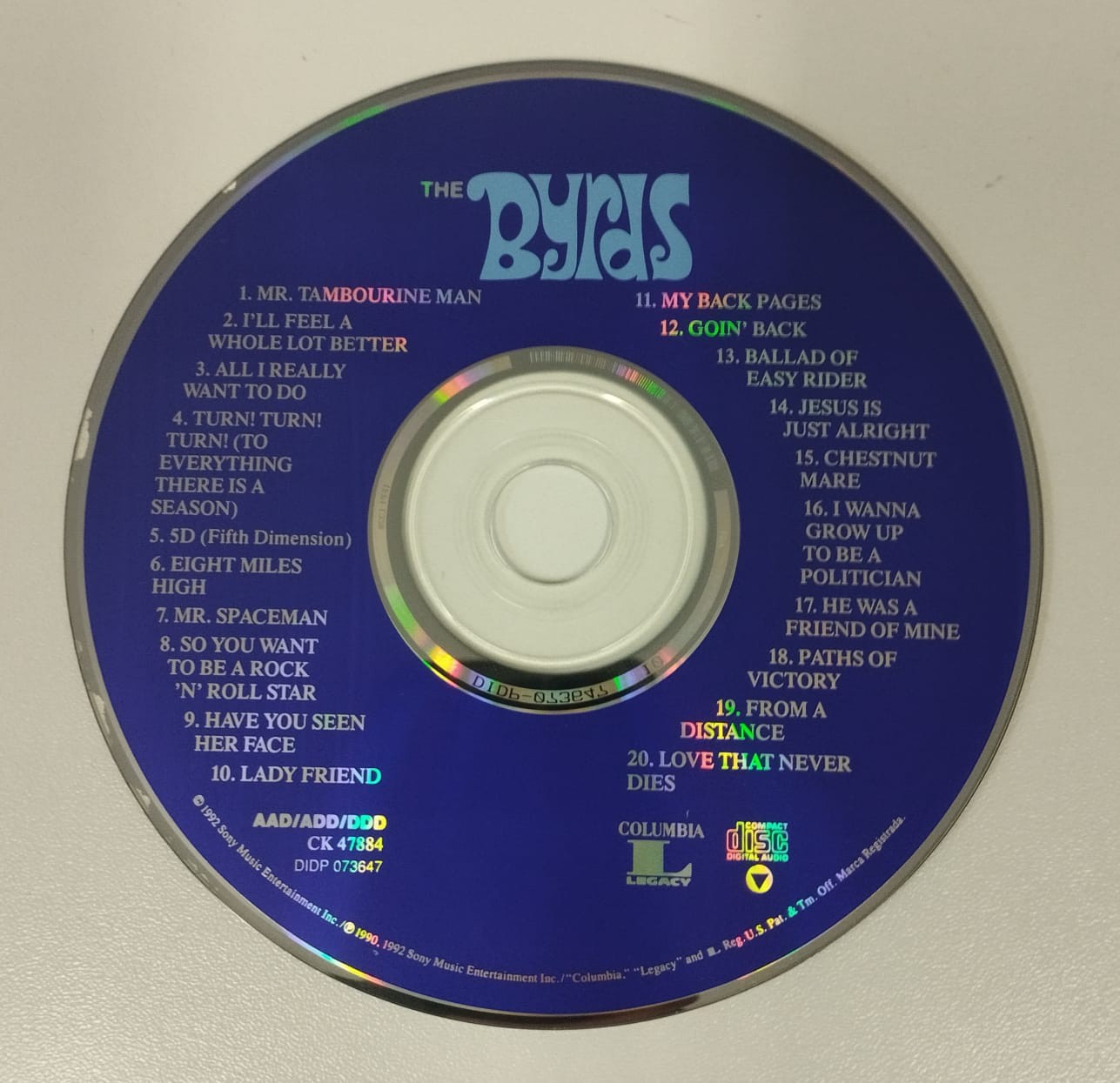 CD - The Byrds – 20 Essential Tracks From The Boxed Set: 1965-1990 - I ...