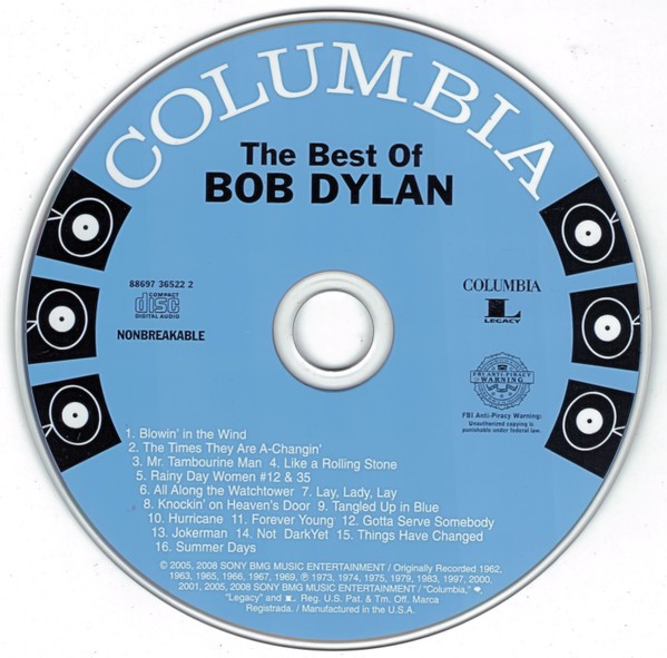 CD - Bob Dylan – The Best Of Bob Dylan - Colecionadores Discos - vários ...