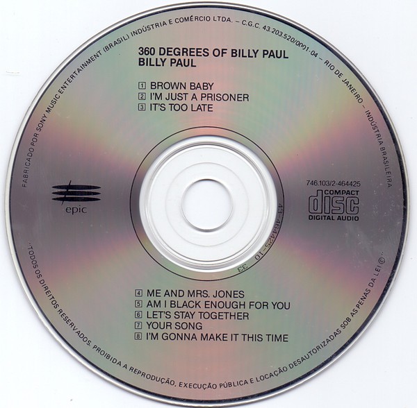 CD - Billy Paul – 360 Degrees Of Billy Paul - Colecionadores Discos - vários títulos em Vinil ...