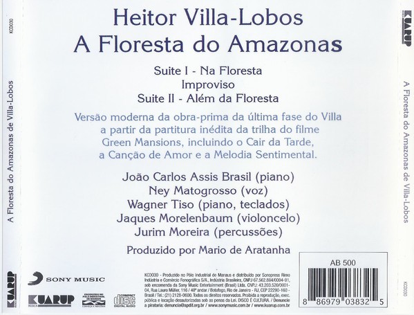 CD – A Floresta Do Amazonas ( Villa-Lobos / João Carlos Assis Brasil, - Colecionadores Discos ...