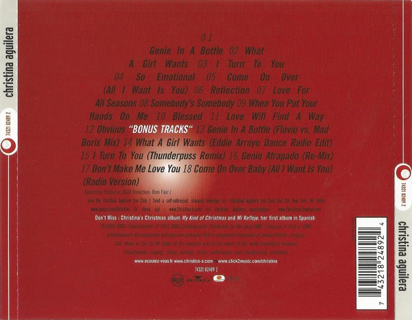 Cd Christina Aguilera Christina Aguilera Importado