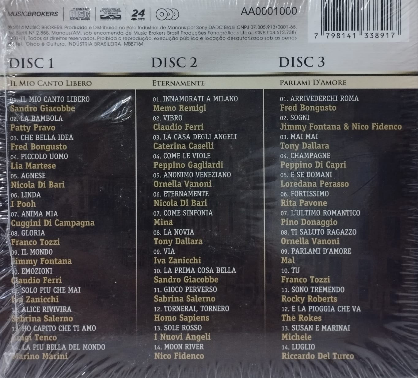 Italy (The Definitive Songbook) - Colecionadores Discos - vários ...