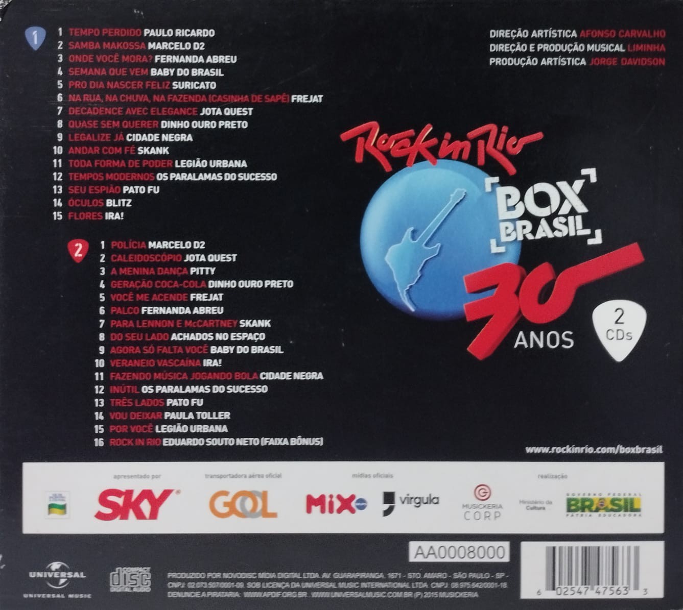 Rock In Rio 30 Anos - Colecionadores Discos - vários títulos em Vinil ...