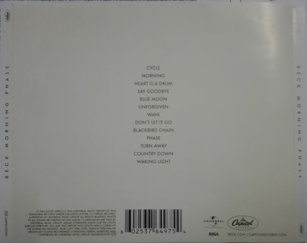 CD - Beck – Morning Phase - Colecionadores Discos - vários títulos em ...
