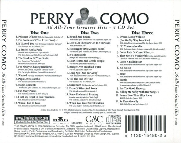 Perry Como - Colecionadores Discos - vários títulos em Vinil, CD, Blu ...