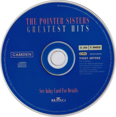 The Pointer Sisters – Greatest Hits - Colecionadores Discos - vários ...