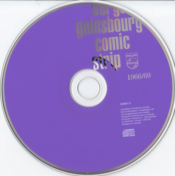 Serge Gainsbourg – Comic Strip - Colecionadores Discos - vários títulos ...