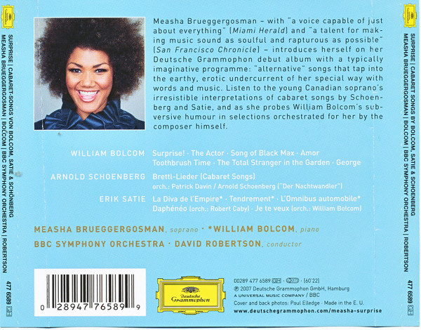 Measha Brueggergosman – Surprise - Colecionadores Discos - vários ...