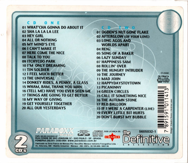 CD Small Faces – The Very Best Of The Small Faces - Colecionadores ...