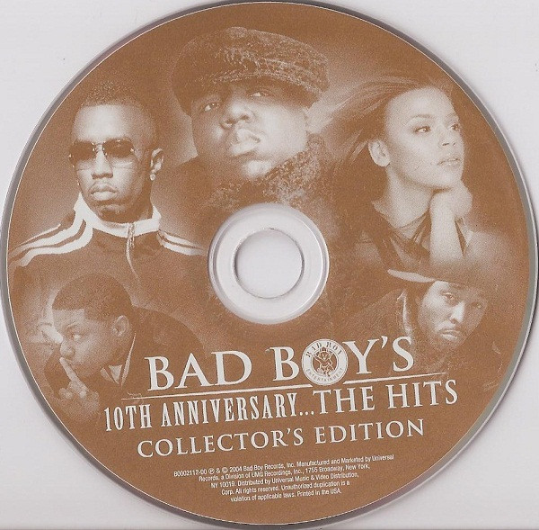CD e DVD Bad Boy's 10th Anniversary...The Hits - Colecionadores Discos ...