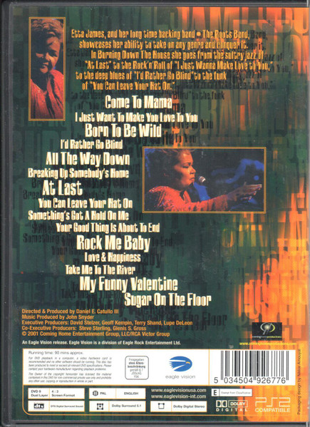 DVD Etta James & The Roots Band – Burnin' Down The House ...
