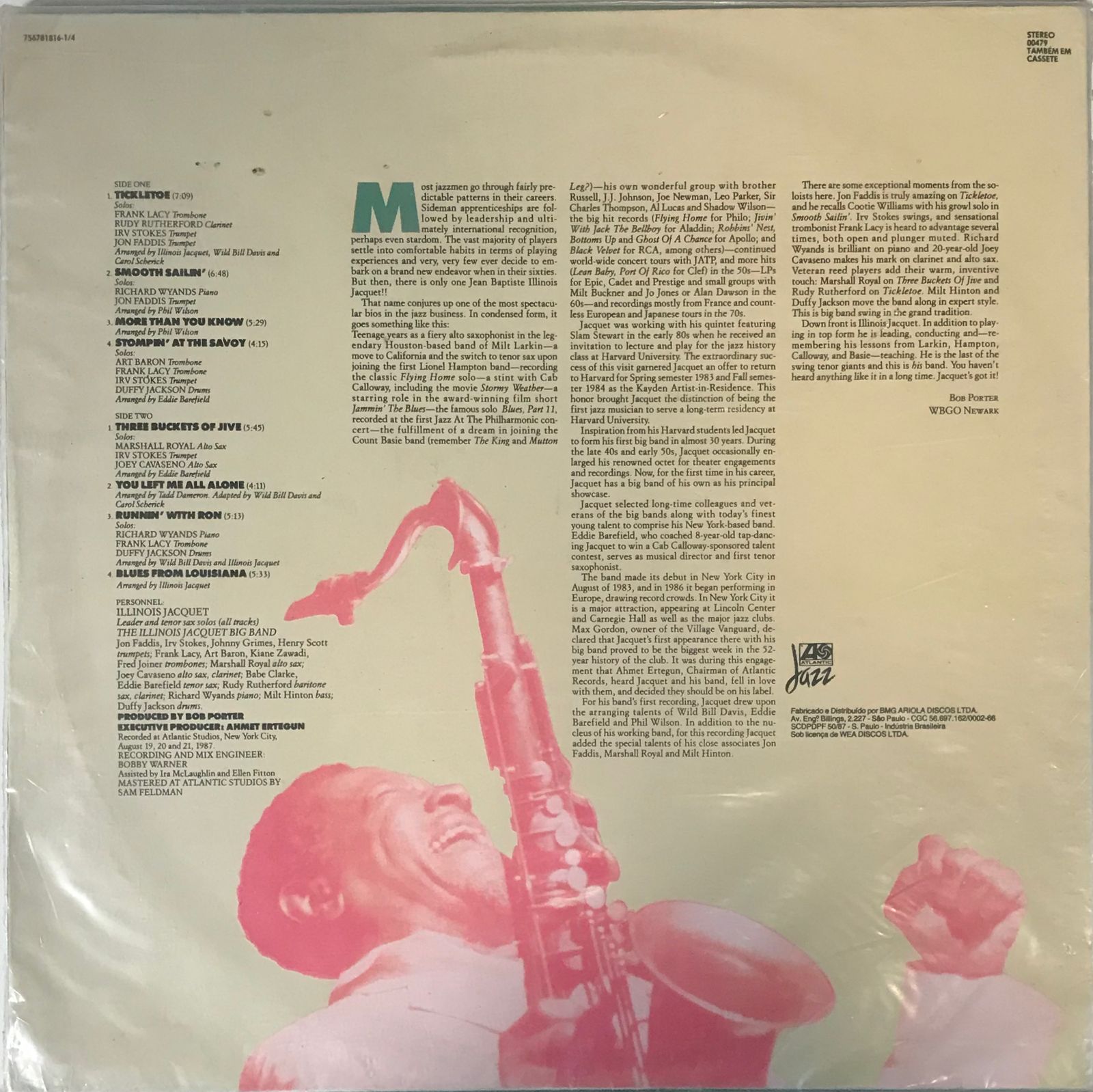 LP Illinois Jacquet & His Big Band – Jacquet's Got It (LACRADO ...