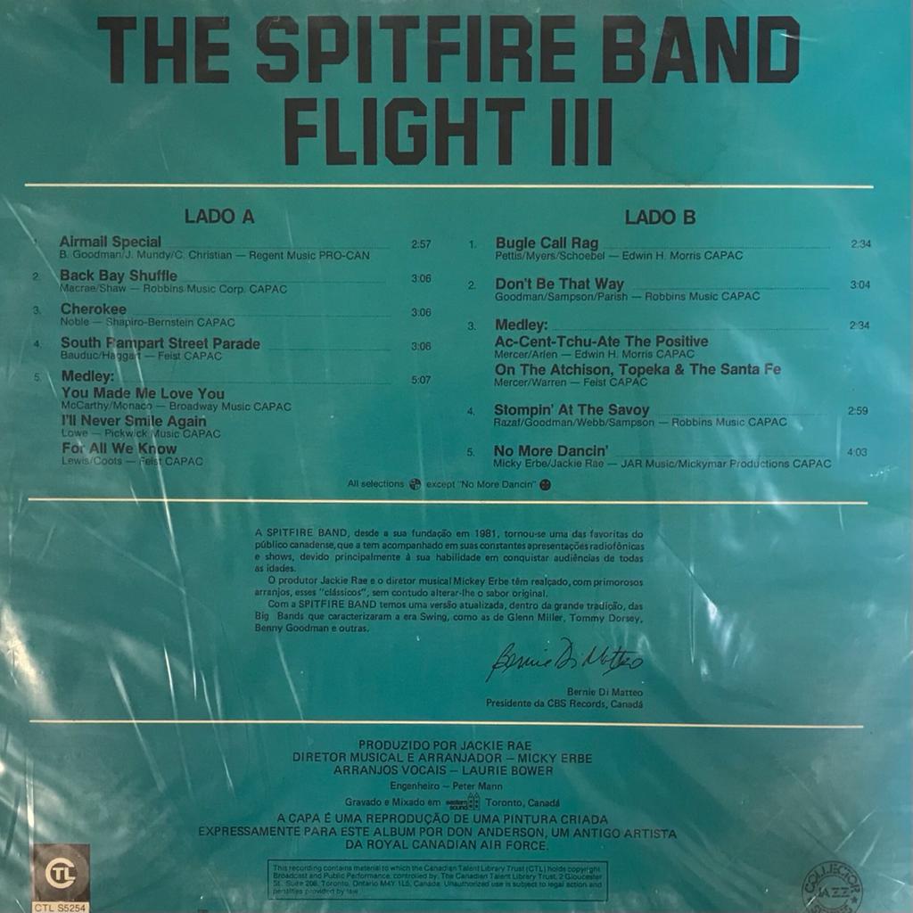 LP The Spitfire Band – Flight III ( Lacrado ) - Colecionadores Discos ...