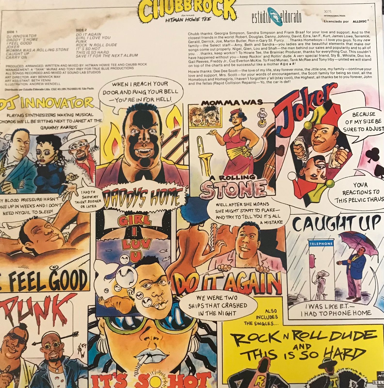 LP Chubb Rock Featuring Hitman Howie Tee – Chubb Rock Featuring Hitman ...