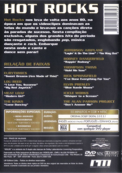DVD - Hot Rocks ( Vários Artistas ) - Colecionadores Discos - vários ...