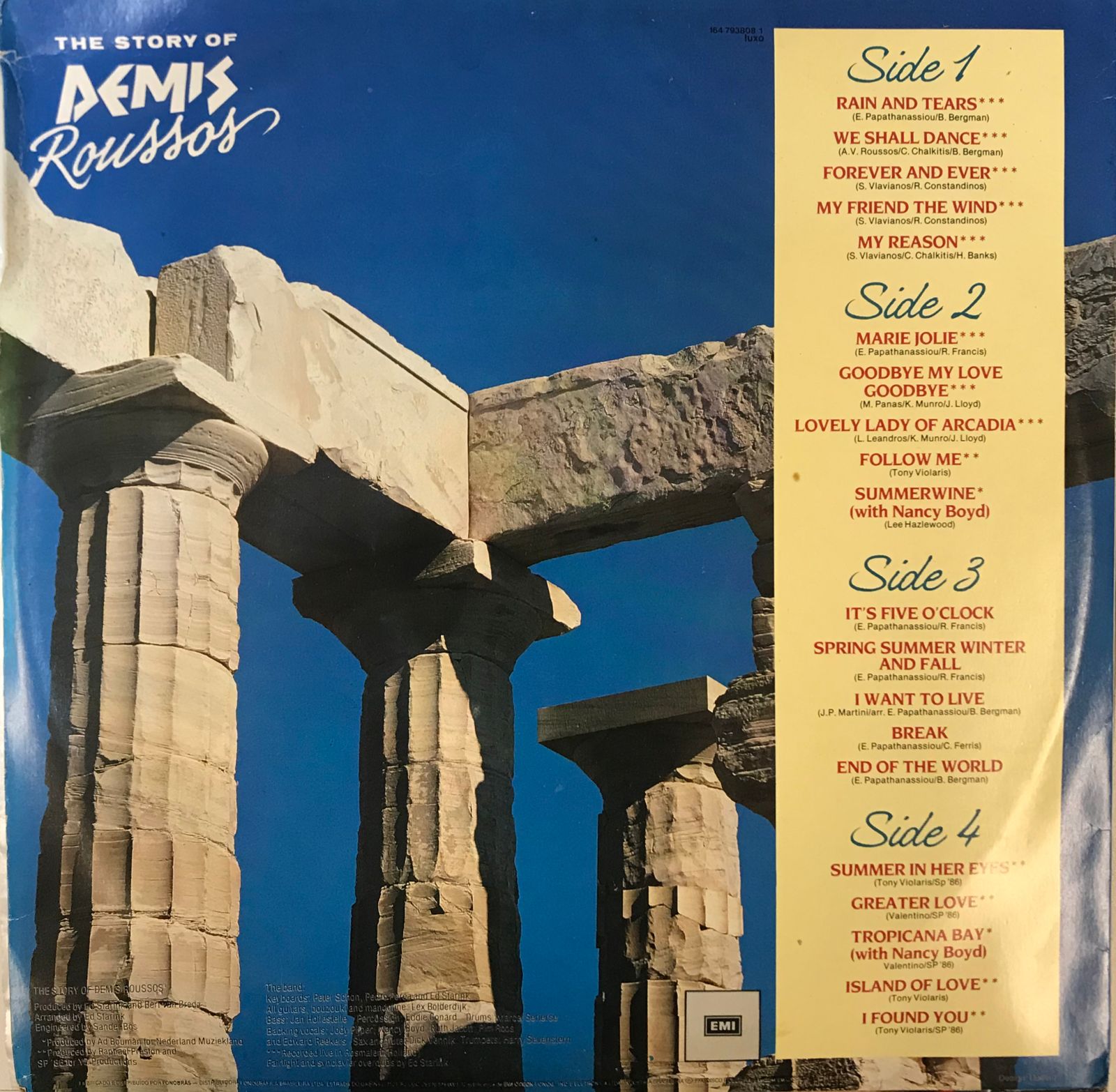 LP - Demis Roussos – The Story Of Demis Roussos - Colecionadores Discos ...