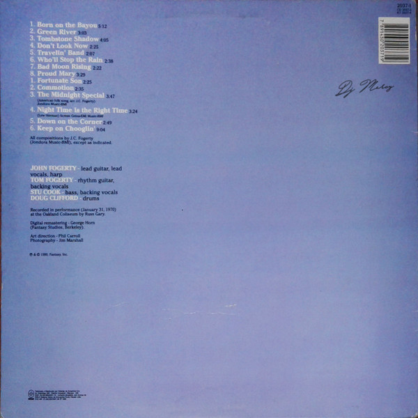 LP Creedence Clearwater Revival – The Concert - Colecionadores Discos ...