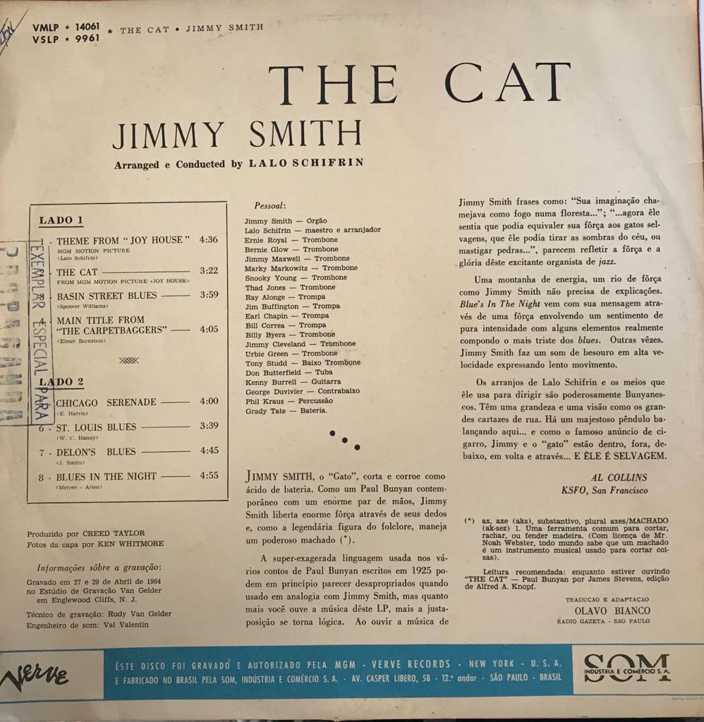 LP - The Incredible Jimmy Smith – The Cat - Colecionadores Discos ...