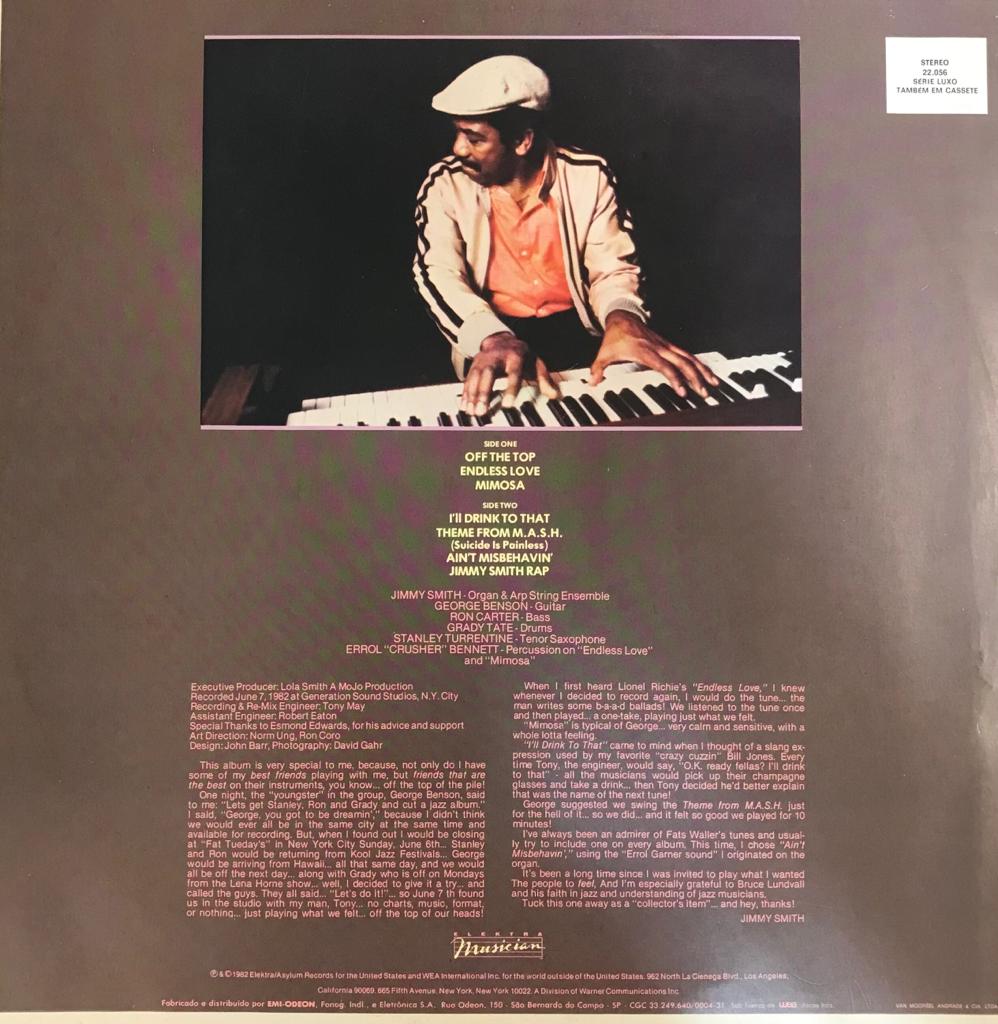 LP - Jimmy Smith – Off The Top - Colecionadores Discos - vários títulos em Vinil, CD, Blu-ray e DVD