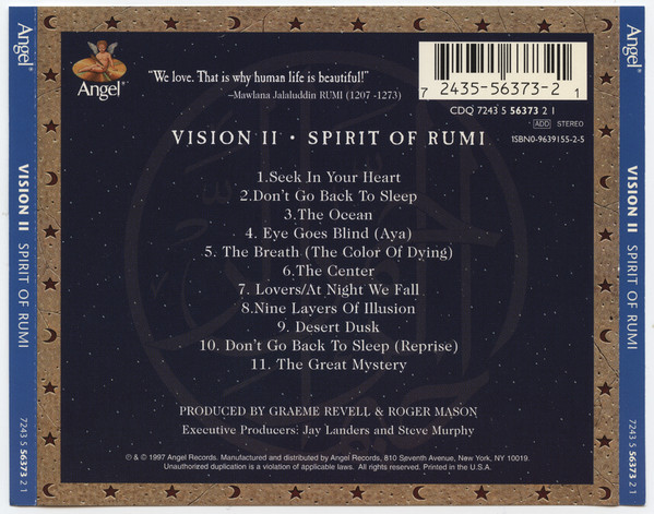 CD - Vision II – Spirit Of Rumi - Colecionadores Discos - vários ...