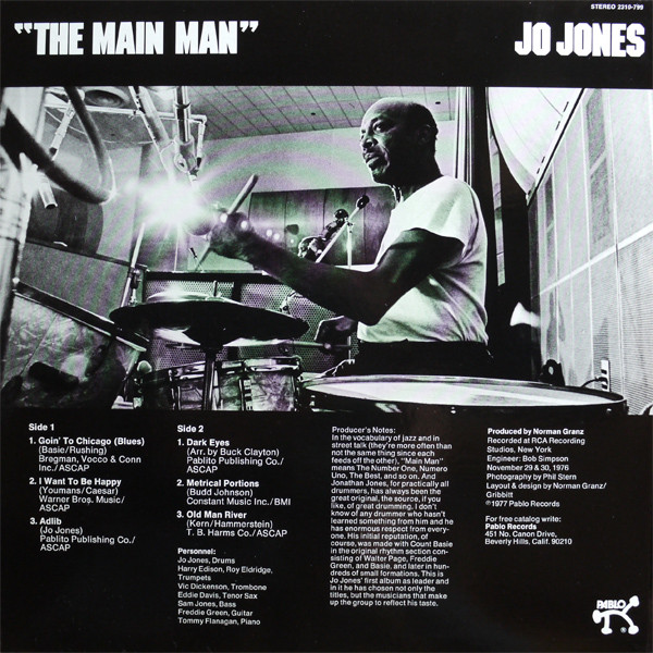 LP - Jo Jones – The Main Man - Colecionadores Discos - vários títulos ...
