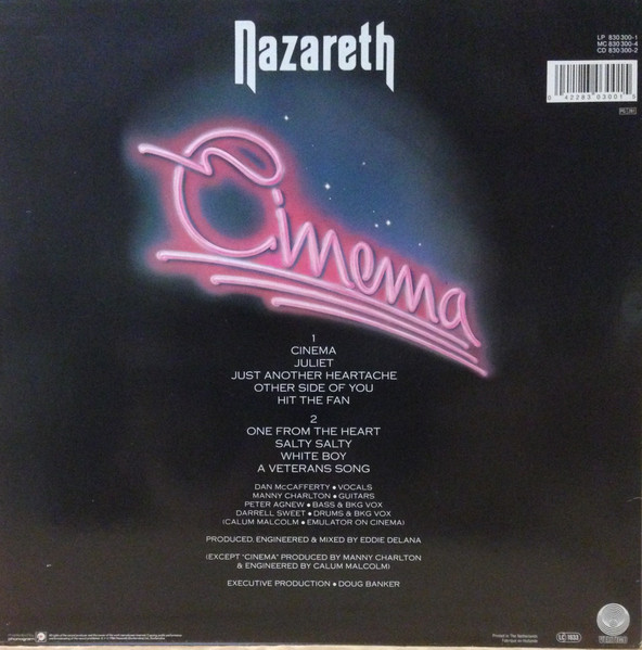 LP - Nazareth – Cinema(LACRADO) - Colecionadores Discos - vários ...