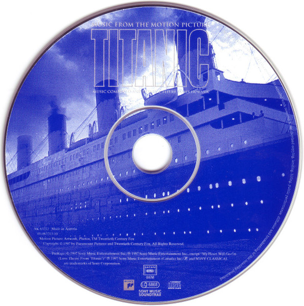 CD - Titanic - James Horner (TSO Filme) - Colecionadores Discos - vários títulos em Vinil, CD ...