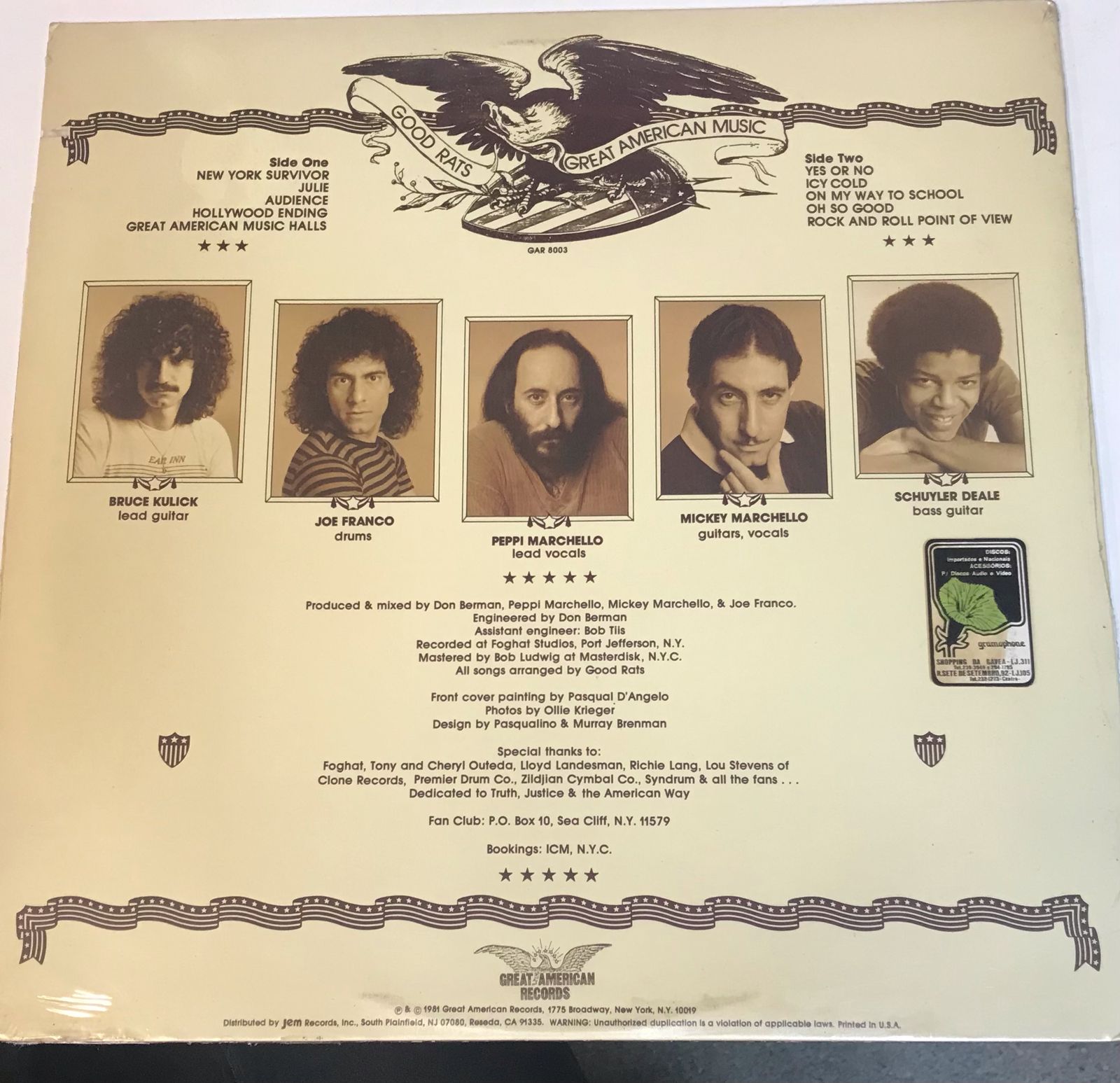 LP Good-Rats-Great-American-Music - Colecionadores Discos - vários ...