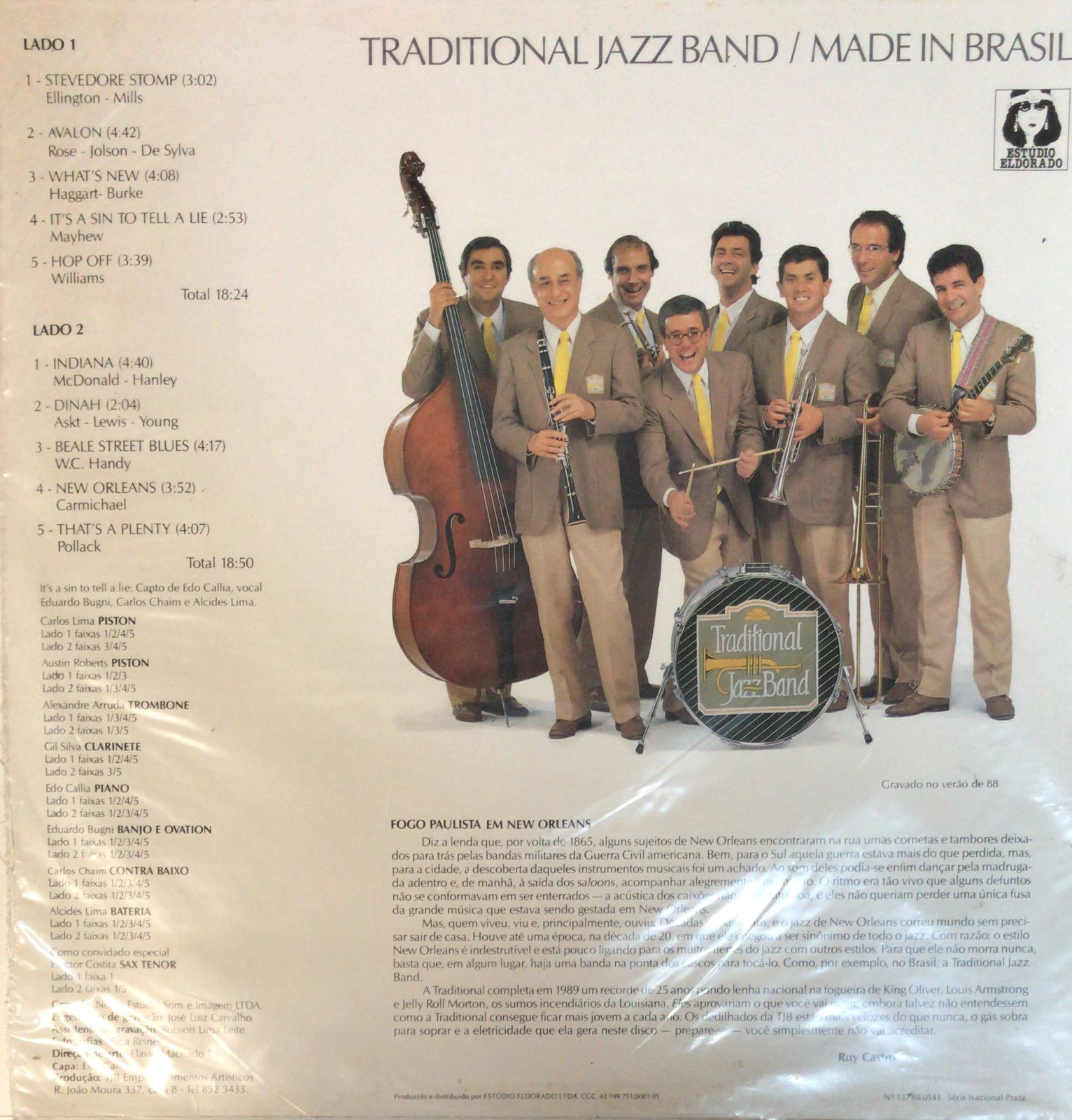 LP - Traditional-Jazz-Band-Made-In-Brazil - Colecionadores Discos ...