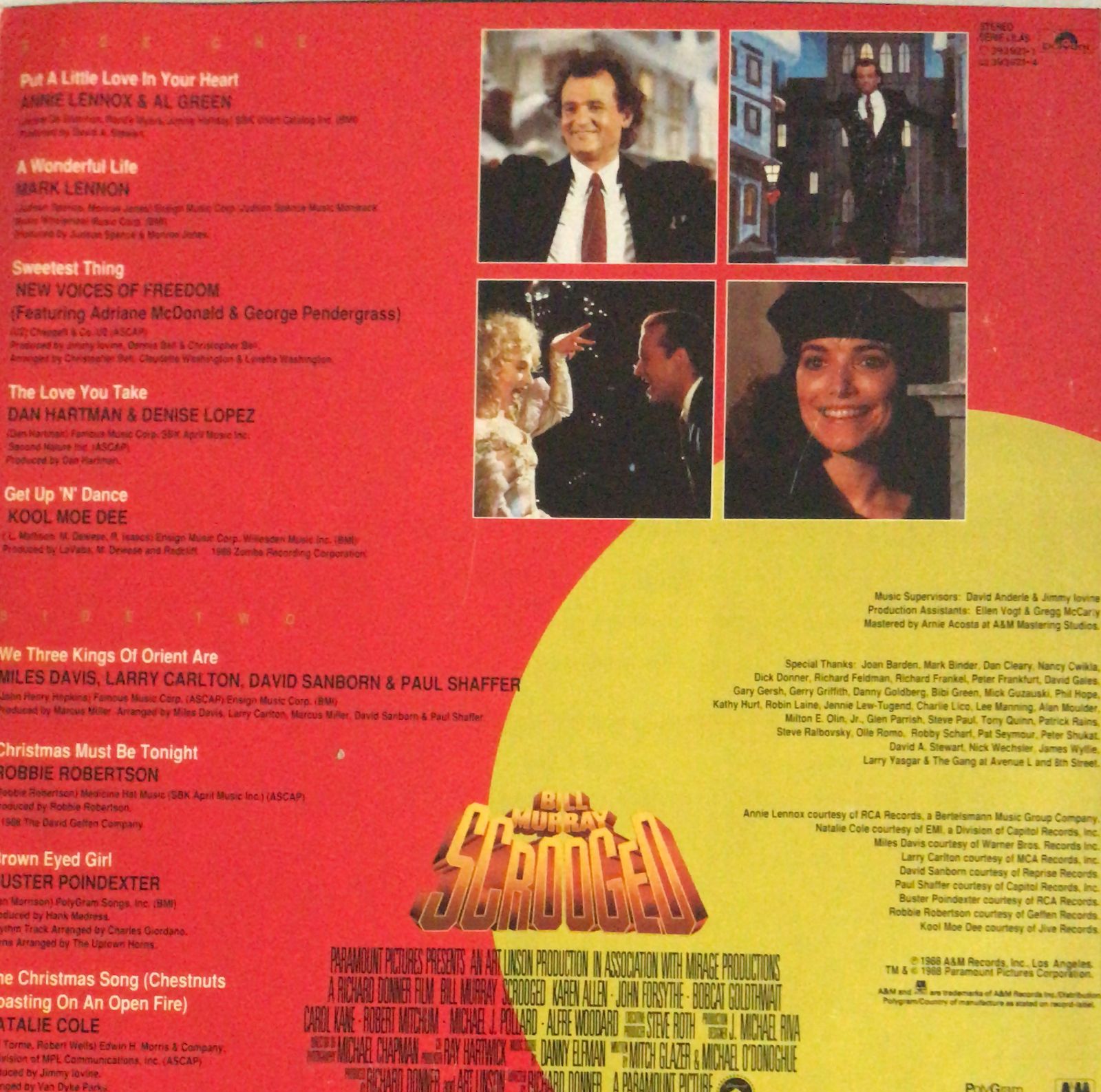LP- Scrooged - Original Motion Picture Soundtrack ( Vários Artistas ...