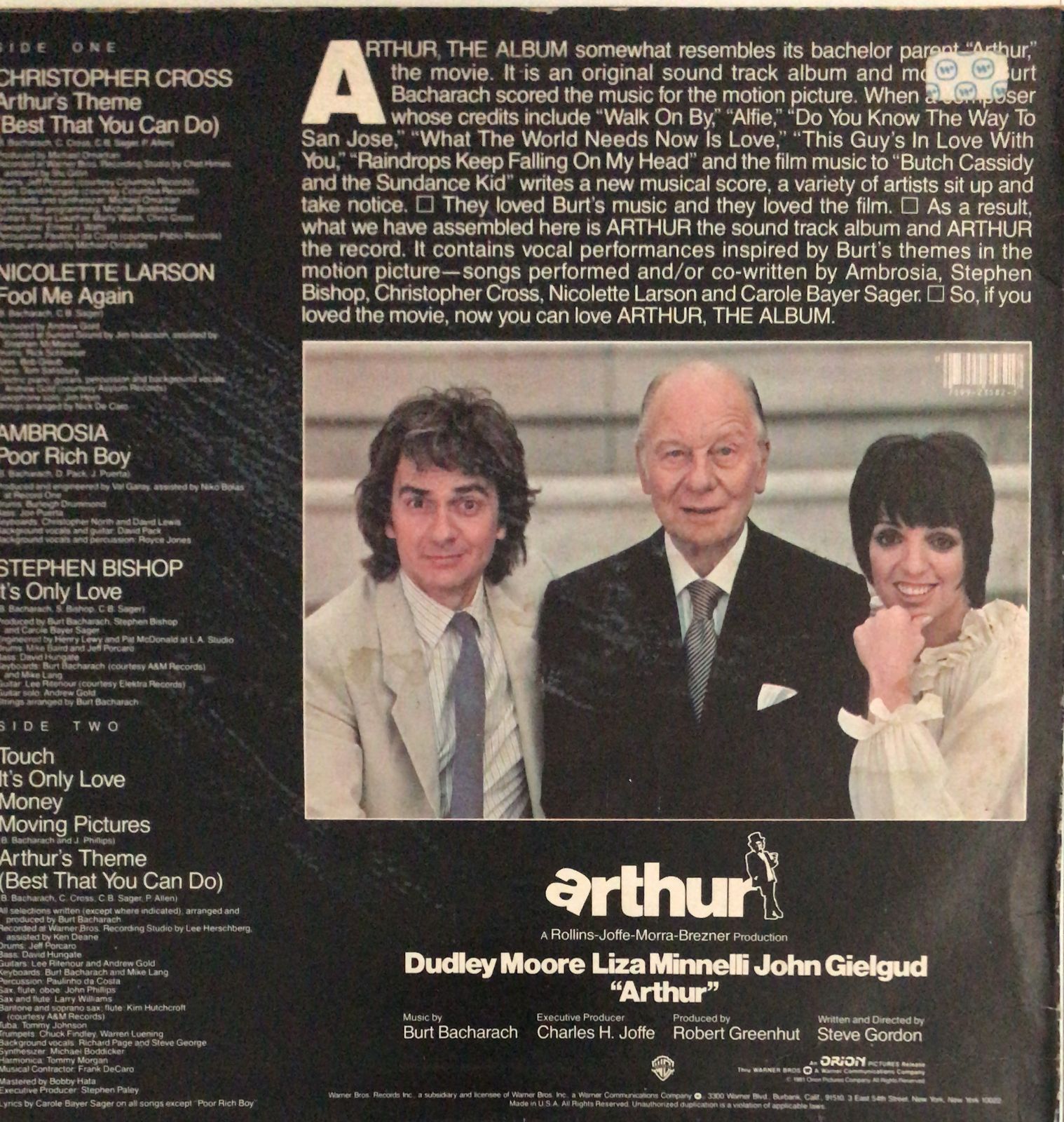 LP - Various – Arthur (The Album) - Colecionadores Discos - vários ...