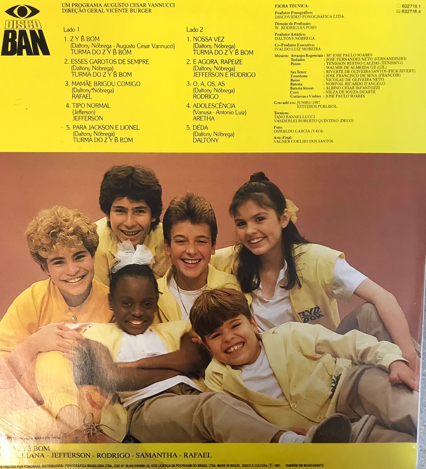 LP - Turma Do ZYB Bom – ZYB Bom - Colecionadores Discos - vários ...