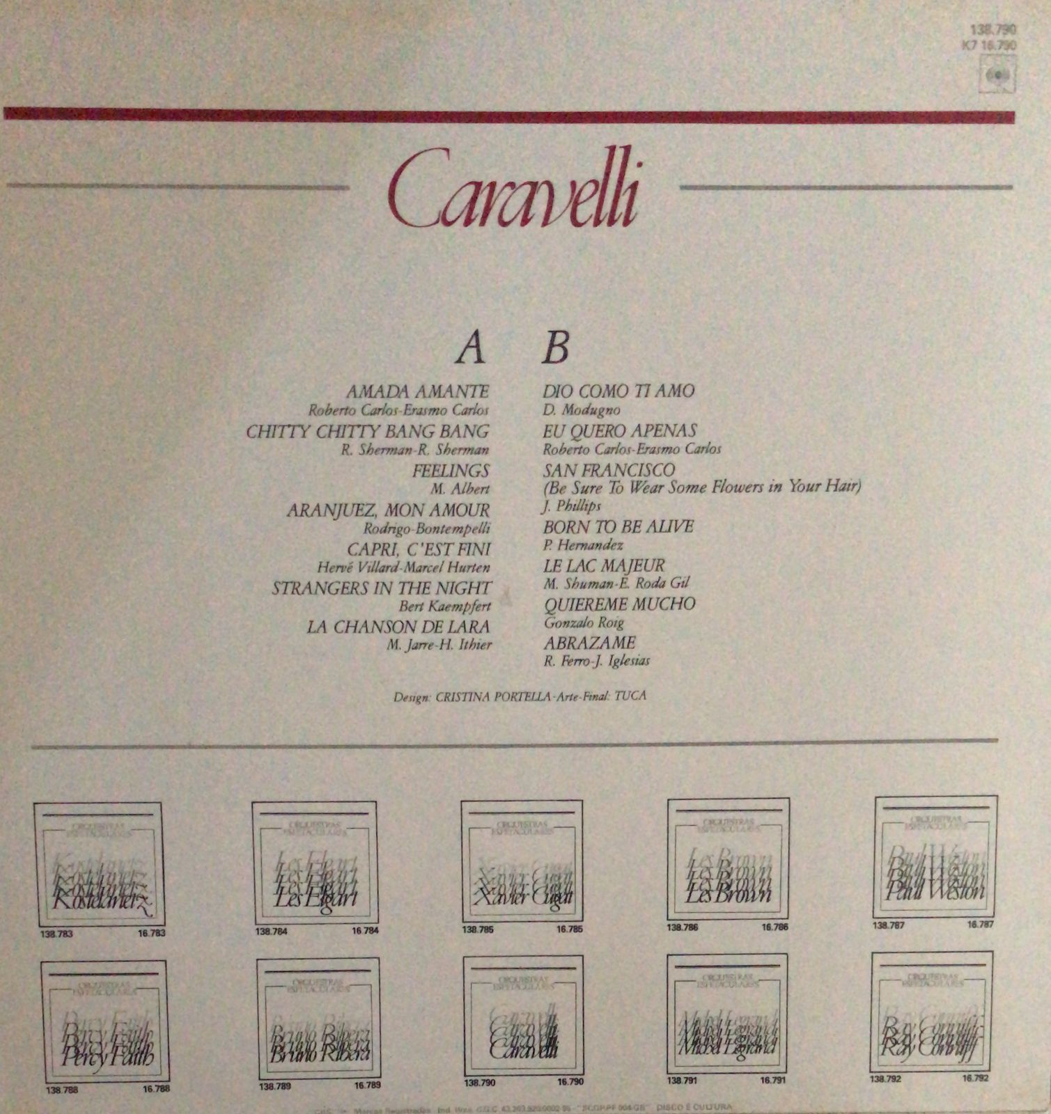 LP - ORQUESTRAS ESPETACULARES CARAVELLI - Colecionadores Discos ...