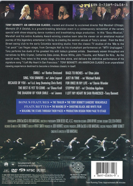 DVD - Tony Bennett – An American Classic - Colecionadores Discos ...