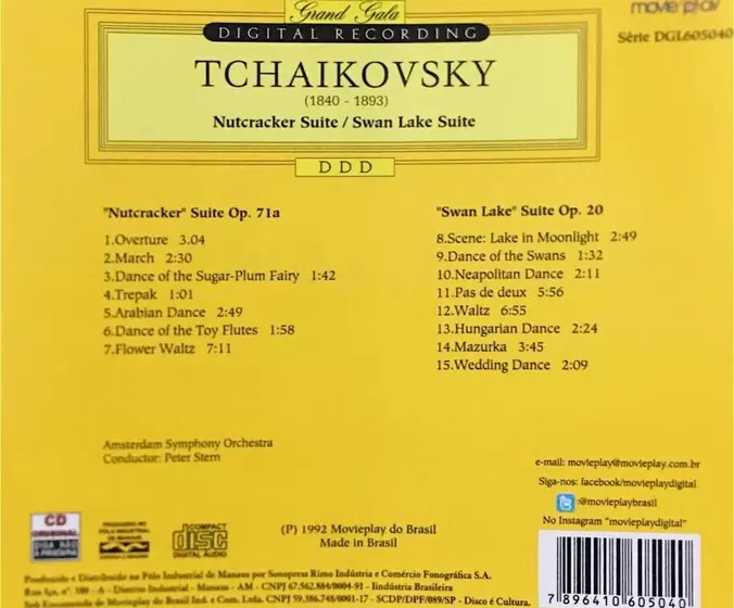 CD - TCHAIKOVSKY - Colecionadores Discos - vários títulos em Vinil, CD ...